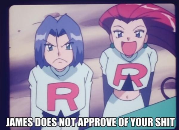 James does not approve | Reaction Images | Know Your Meme