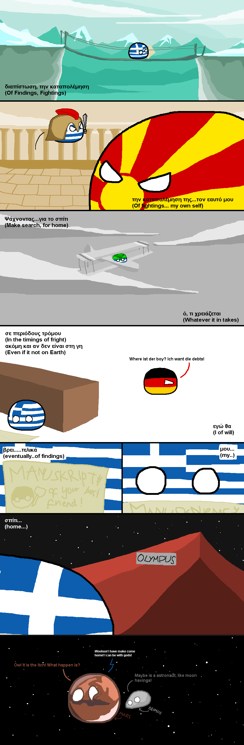 Lets hope Greece don't make gods angry for this | Polandball | Know ...