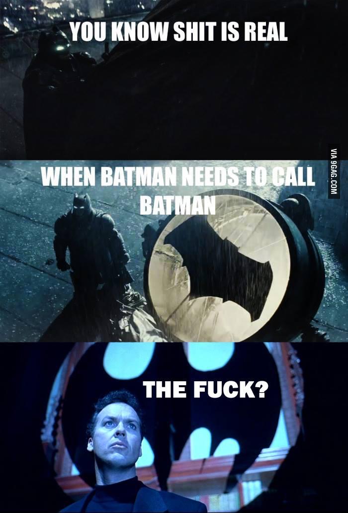 Batfleck calls for Keaton's Batman | Batman | Know Your Meme