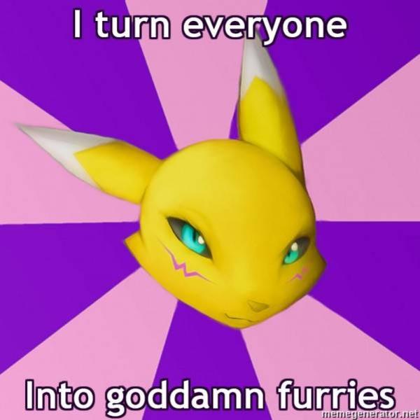 Renamon makes furries | Renamon | Know Your Meme
