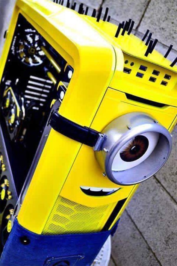 Desktop case minion mod | Minions | Know Your Meme