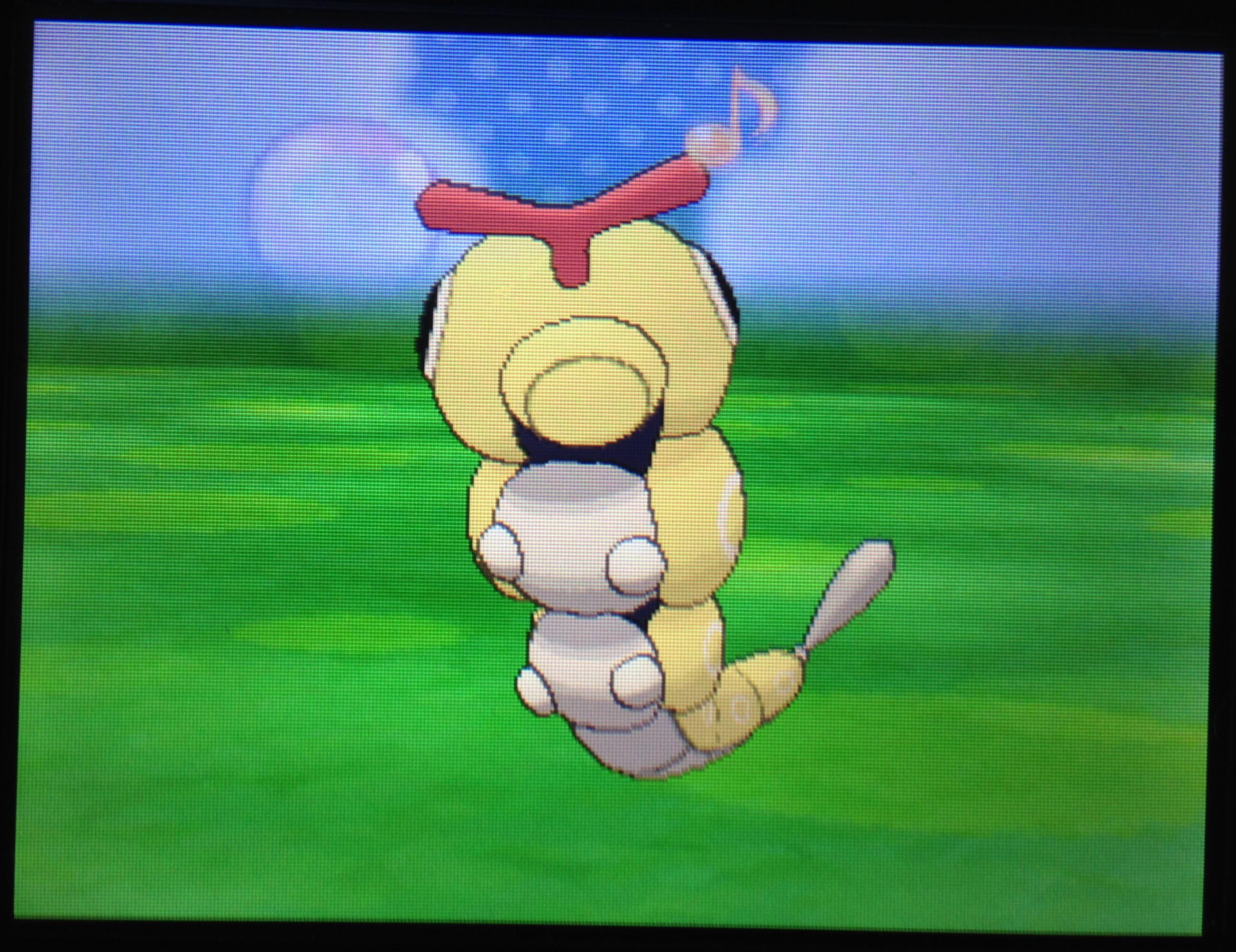 My Shiny Caterpie I hatched today