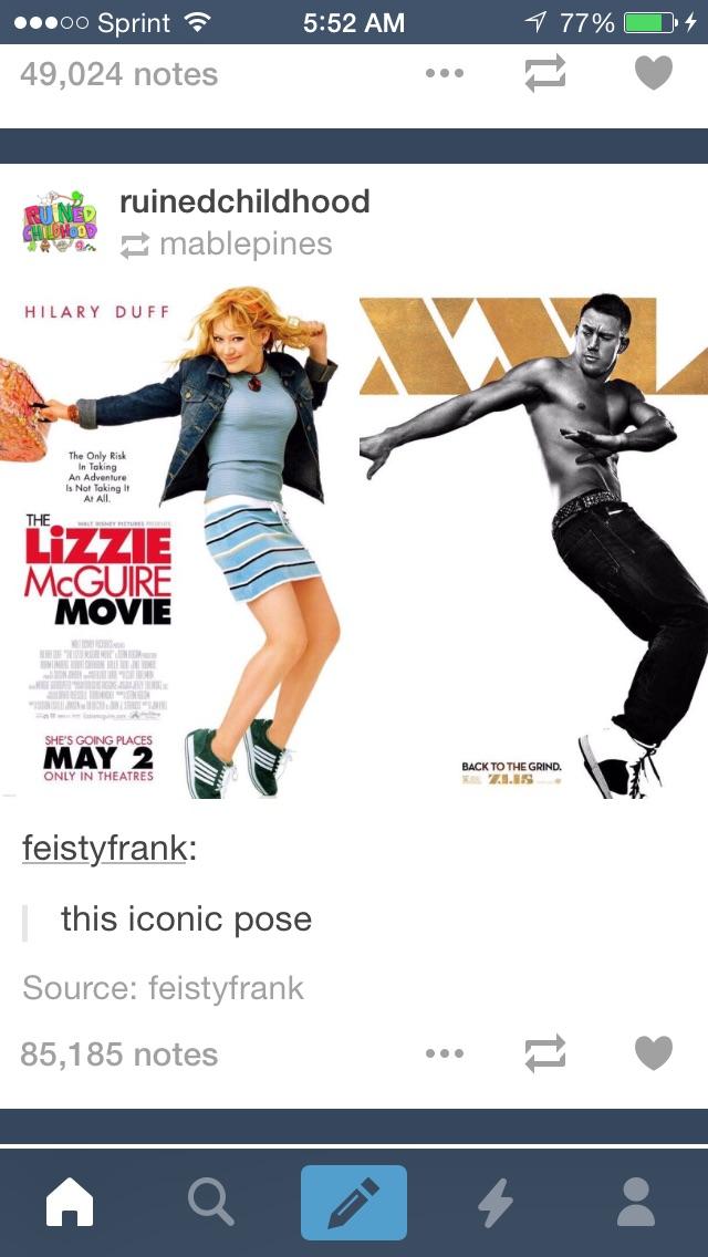 I'd make a joke about Magic Mike having a cartoon version of himself ...