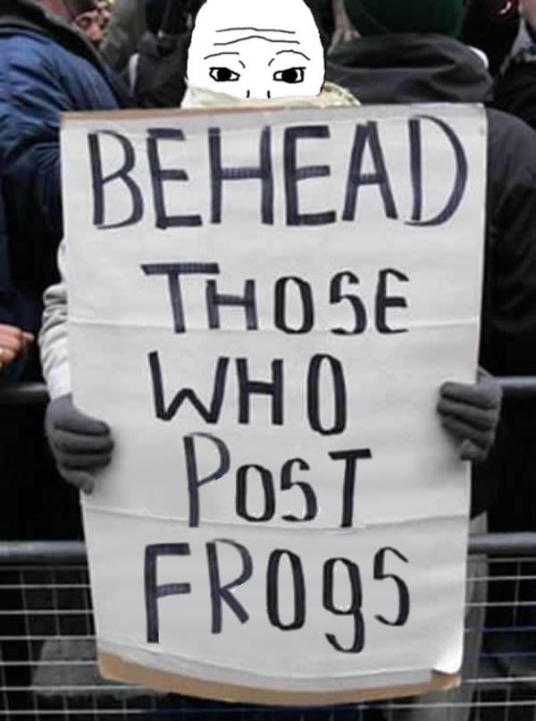 dumb frog posters | Wojak | Know Your Meme