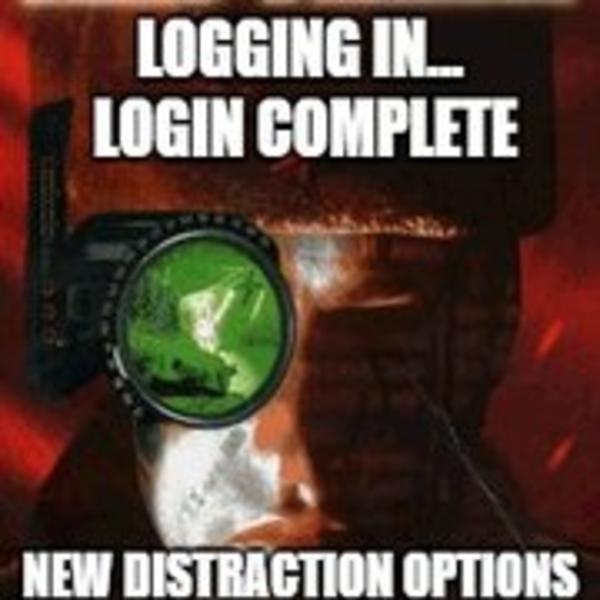 Unable to comply, log-in in progress | Know Your Meme