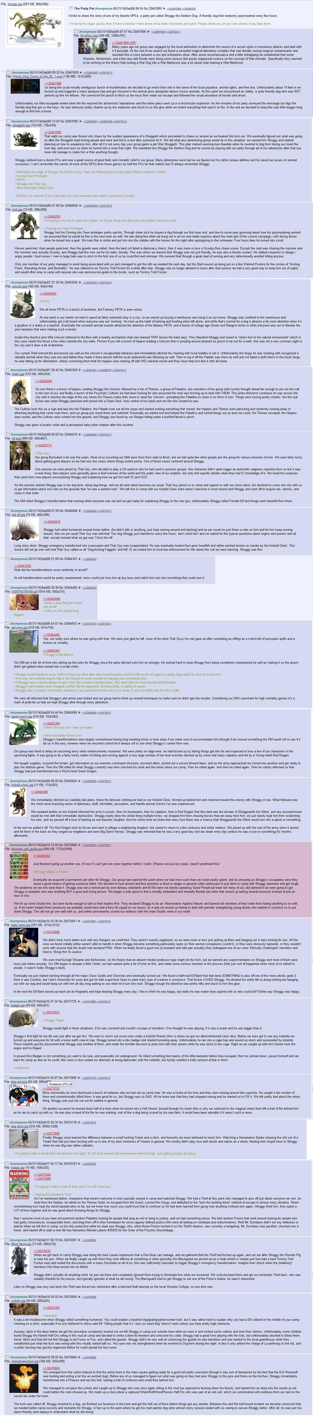 Shoggy the Seldom-Dog | /tg/ | Know Your Meme