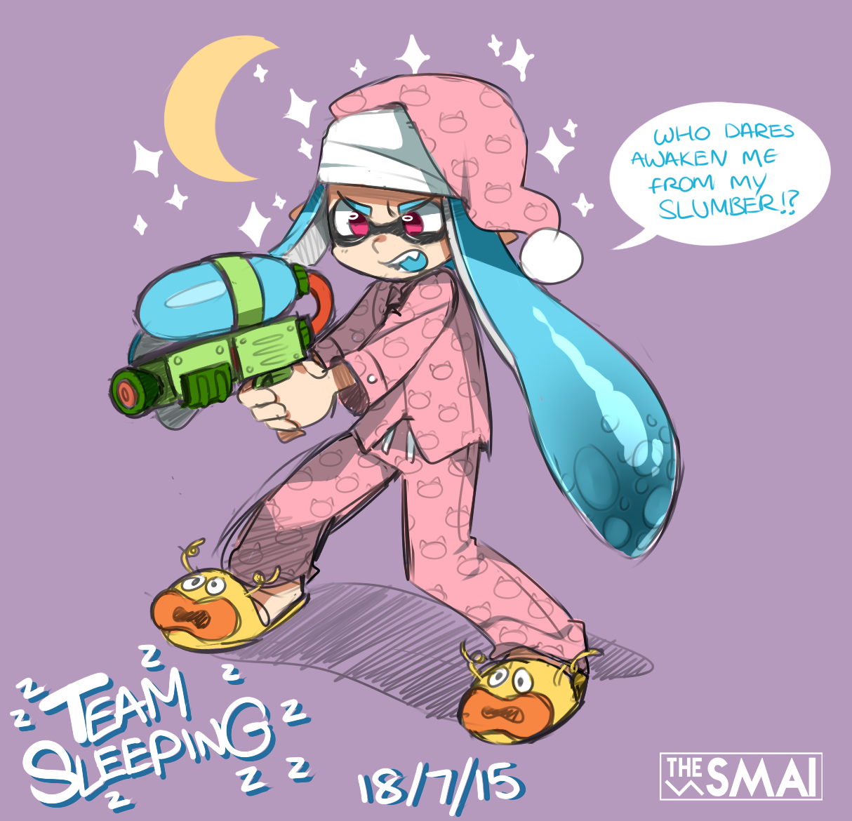 This squid voted for Sleeping | Splatoon | Know Your Meme
