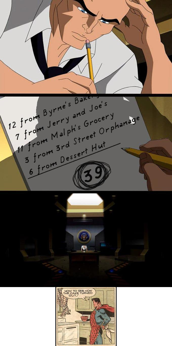 There should be one more... | Lex Luthor Took Forty Cakes | Know Your Meme