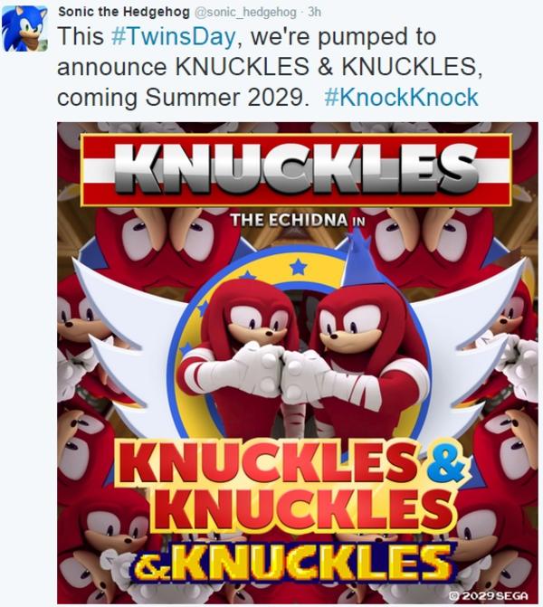 Hmm, needs more Knuckles | @Sonic_Hedgehog | Know Your Meme