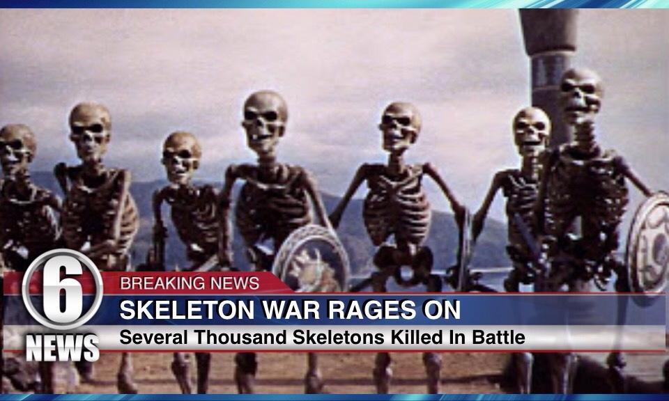 Skeleton War Rages On | Skeleton War | Know Your Meme