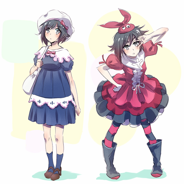 "Yay... Onee-chan, Peace Peace!" Ruby said with a posed look | RWBY ...