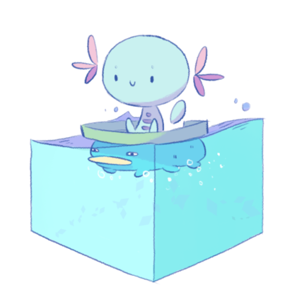 Riding on Lotad | Pokémon | Know Your Meme