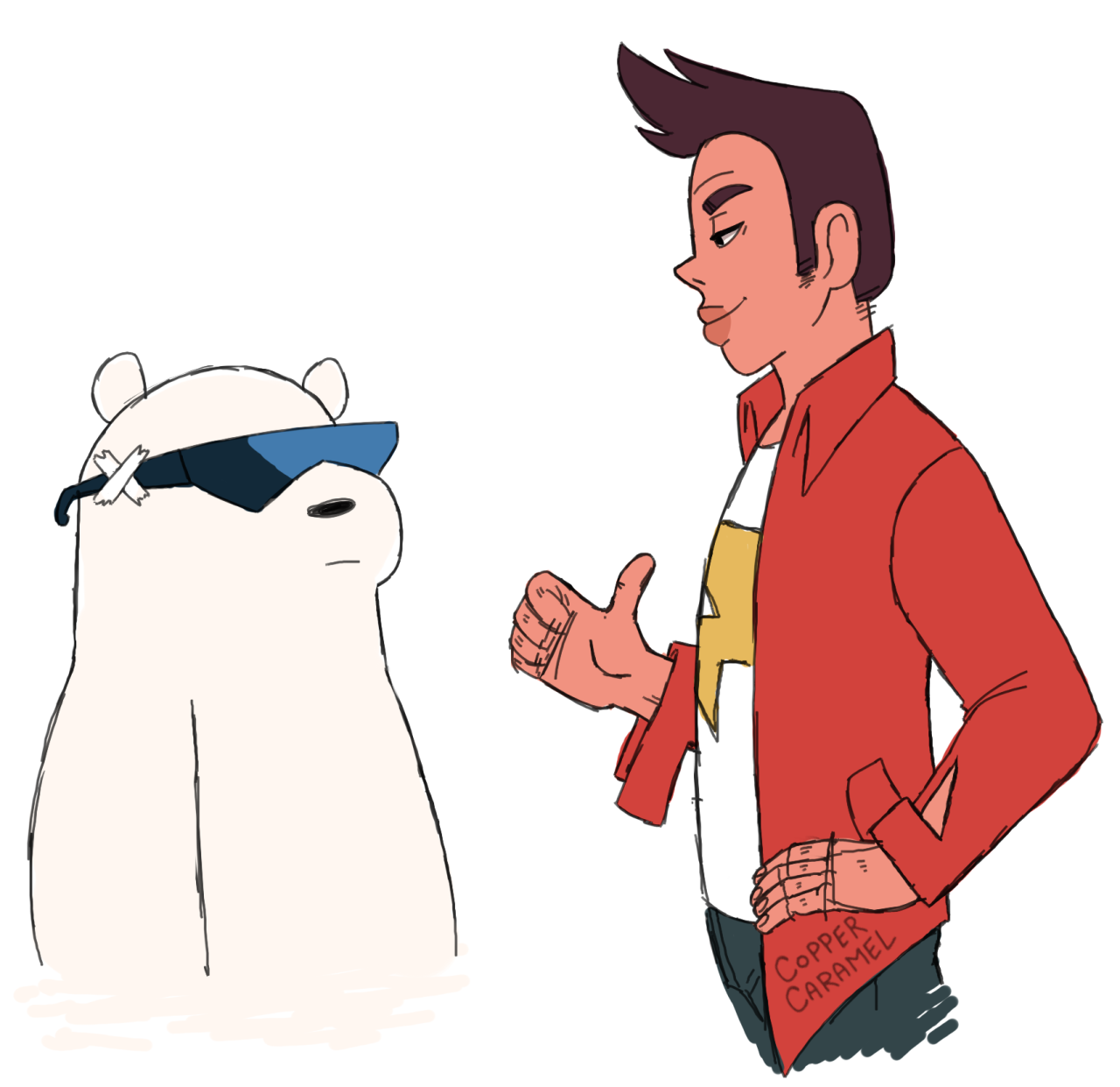 Ice Bear and Buck Dewey | Steven Universe | Know Your Meme