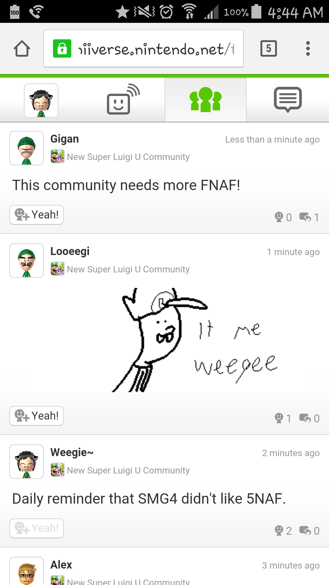 TIMING | Miiverse | Know Your Meme