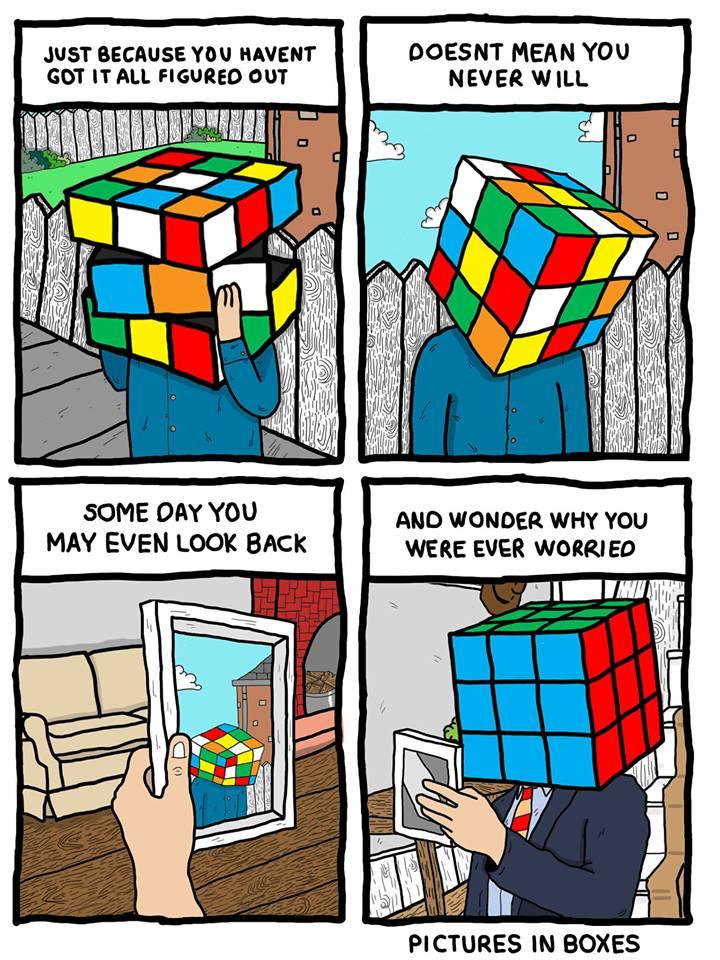 Pictures in boxes | Rubik's Cube | Know Your Meme