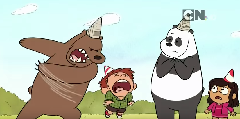 This is why you shouldn't mess with Grizzly (or any of the bears) | We Bare Bears | Know Your Meme