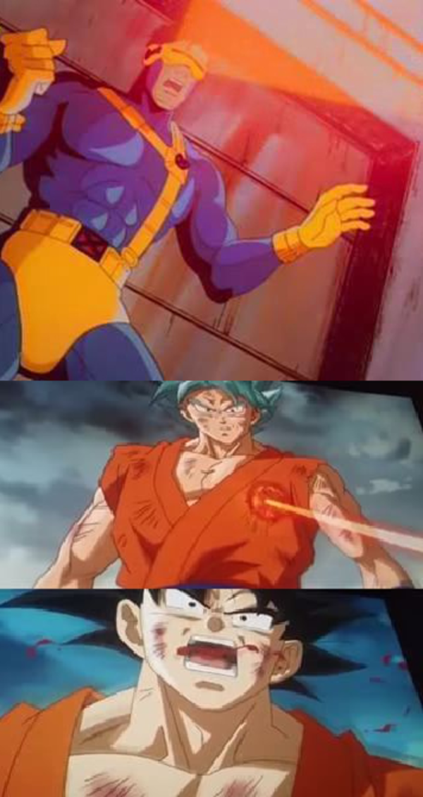 Goku vs the Laser | Dragon Ball | Know Your Meme