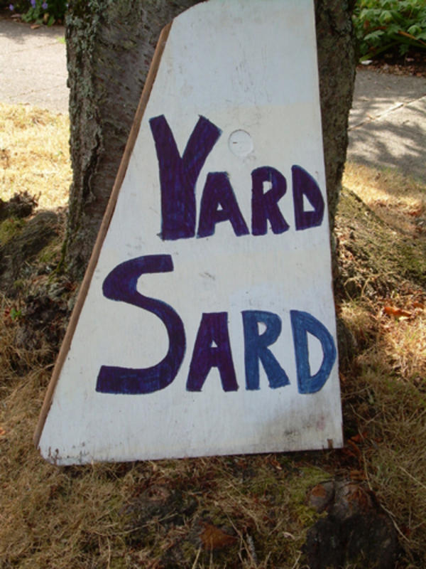 Yard Sard Sign | Yard Sard | Know Your Meme