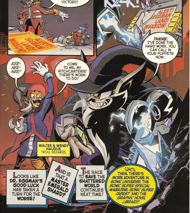 Walter Naugus and Wendy Naugus | Archie Sonic Comics | Know Your Meme