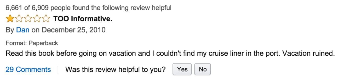 How to Avoid Huge Ships | Fake Customer Reviews | Know Your Meme