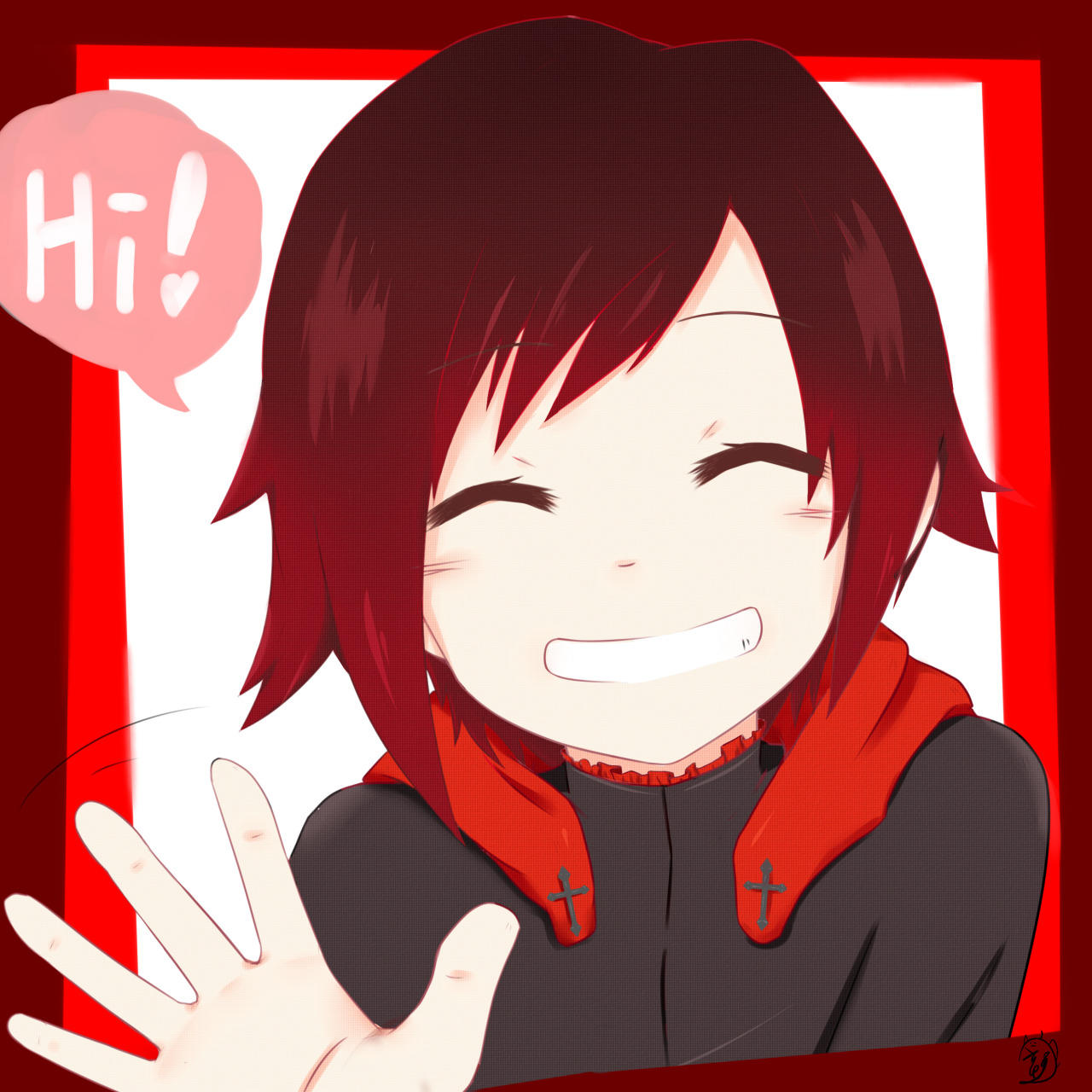 Smiling Ruby | RWBY | Know Your Meme