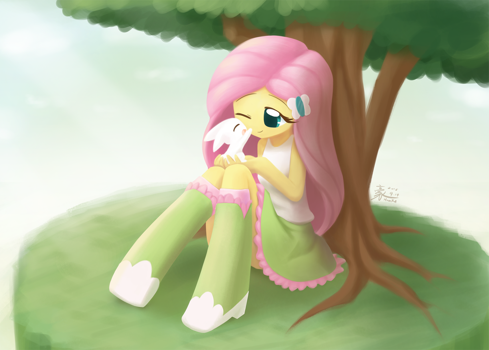 Weekly Art #36 Sitting In a Tree by HowXu | My Little Pony: Friendship ...