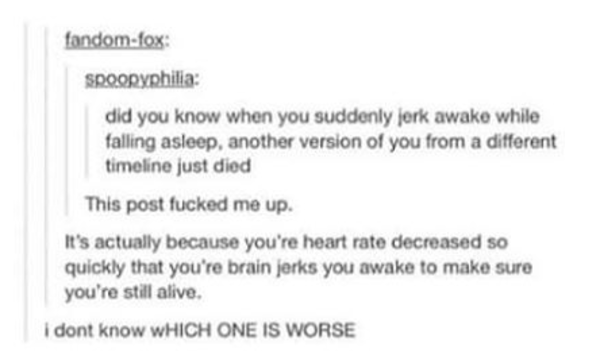 Now, what happens when you get sleep paralysis? | Tumblr | Know Your Meme