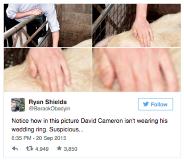 BarackObadyin's Tweet | PigGate / Hameron | Know Your Meme