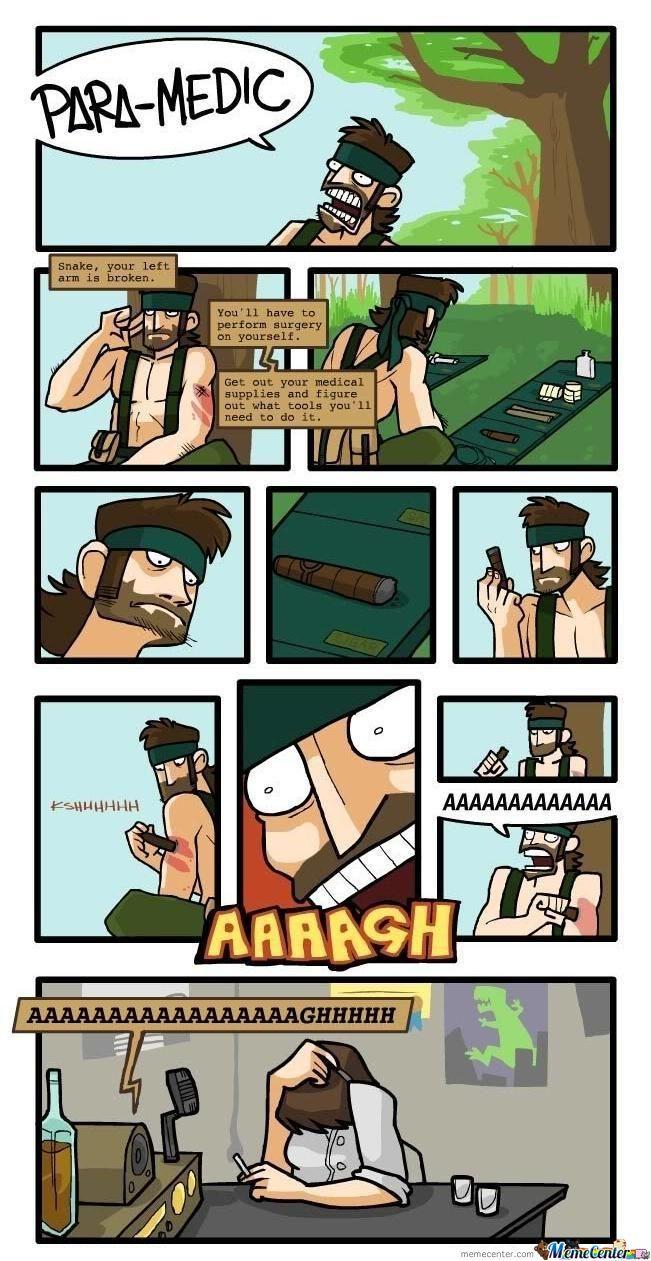 Metal Gear 3 logic | Metal Gear Solid 3: Snake Eater | Know Your Meme