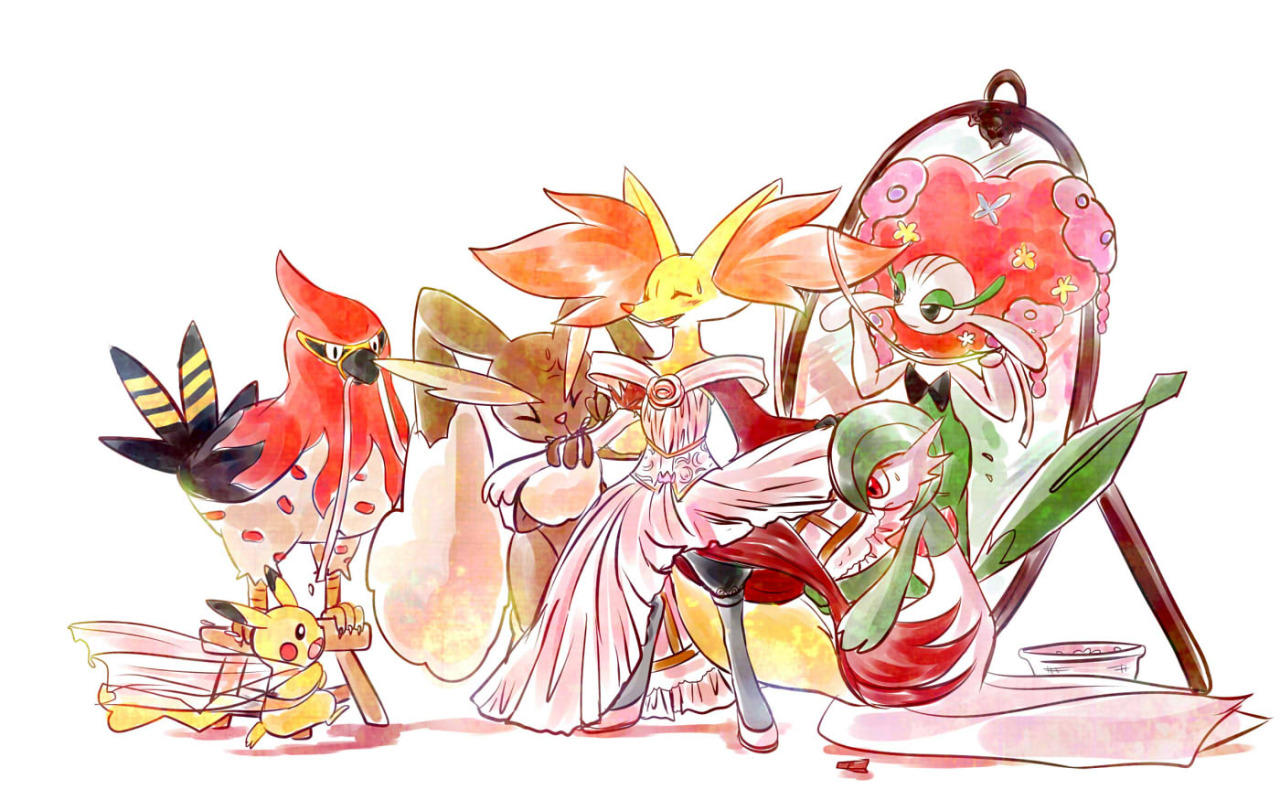 Dressing up the Bride | Pokémon | Know Your Meme