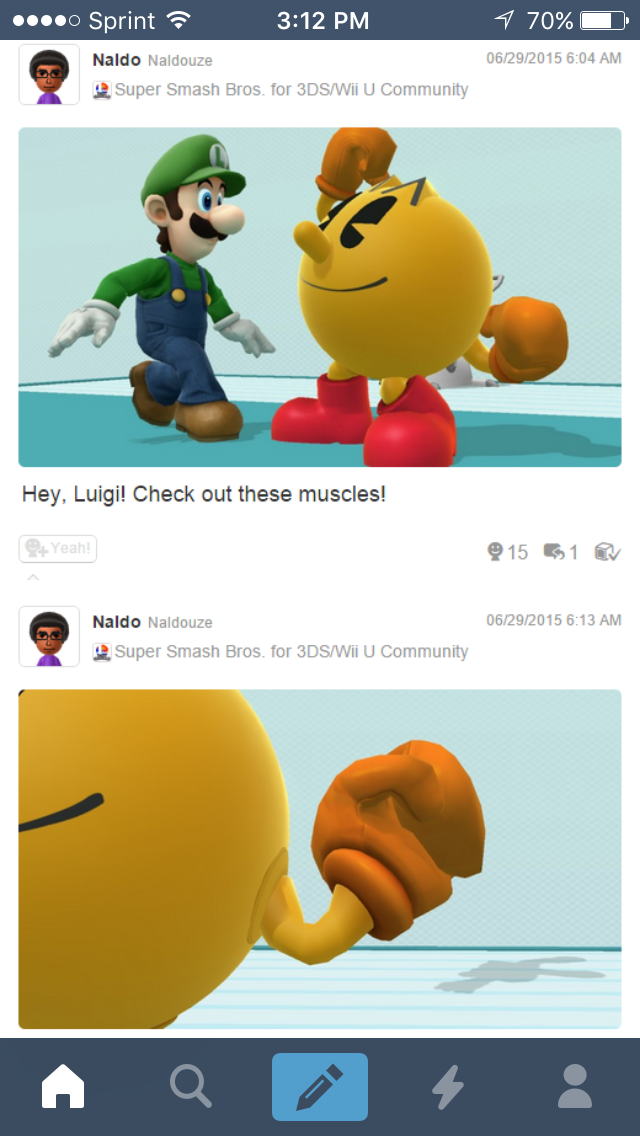I swear, I feel like I've seen this guy's Smash Miiverse posts ...
