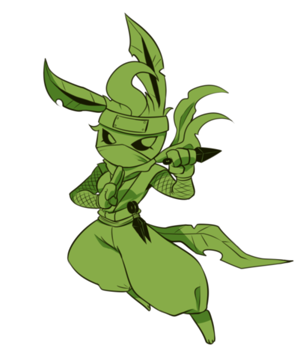 Leafeon Ninja | Eevee | Know Your Meme