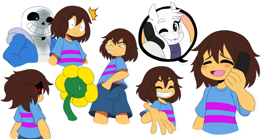 Protag Doodles | Undertale | Know Your Meme