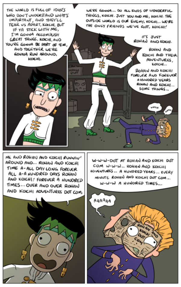 Rohan and Koichi dot com | JoJo's Bizarre Adventure | Know Your Meme