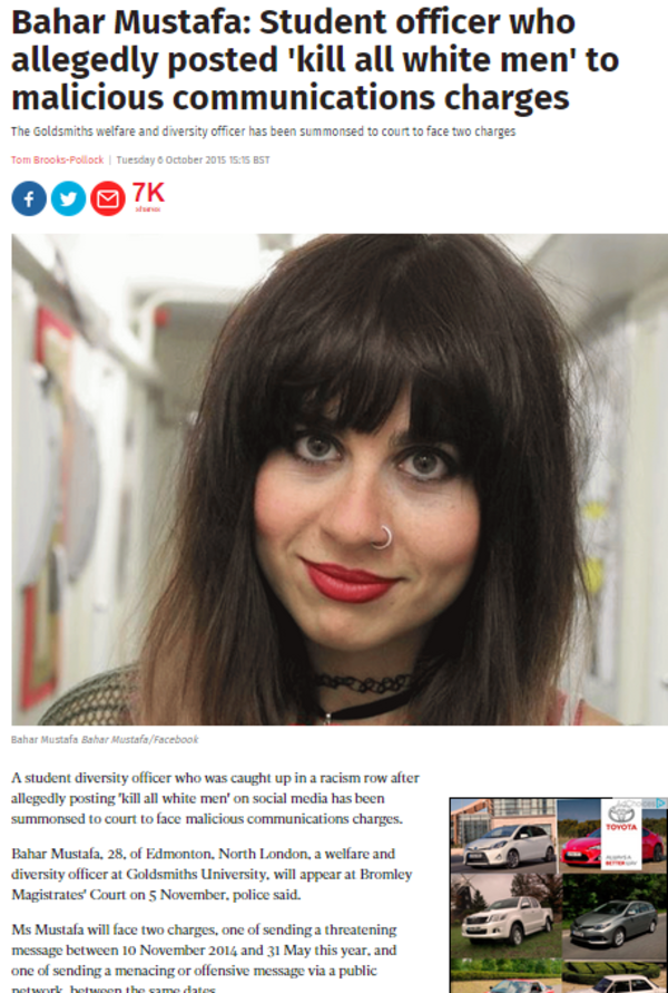 She got arrested | Bahar Mustafa's Racism Controversy | Know Your Meme