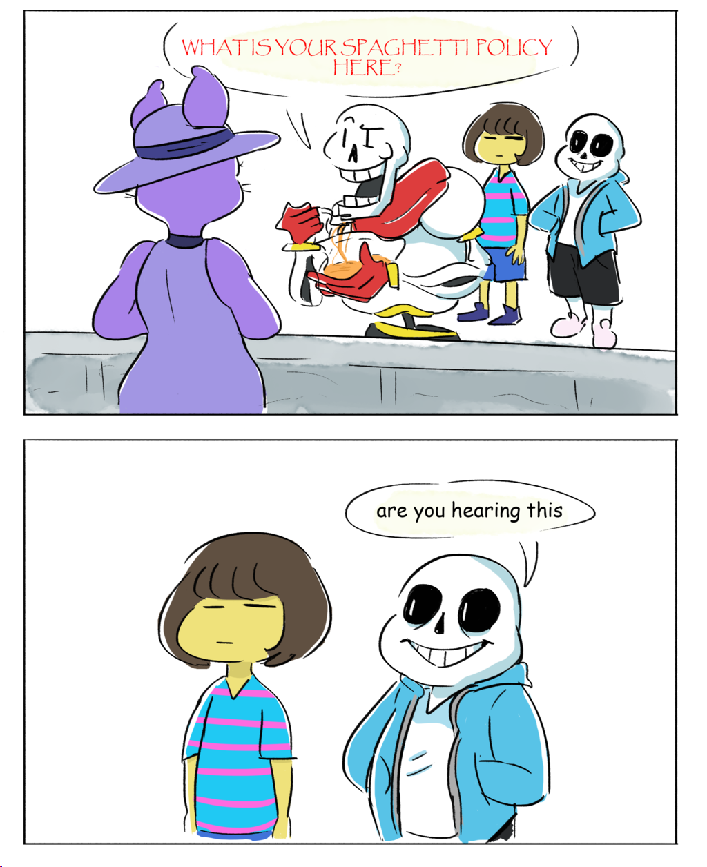 It's Always Sunny in Snowdin | Papyrus' Spaghetti | Know Your Meme