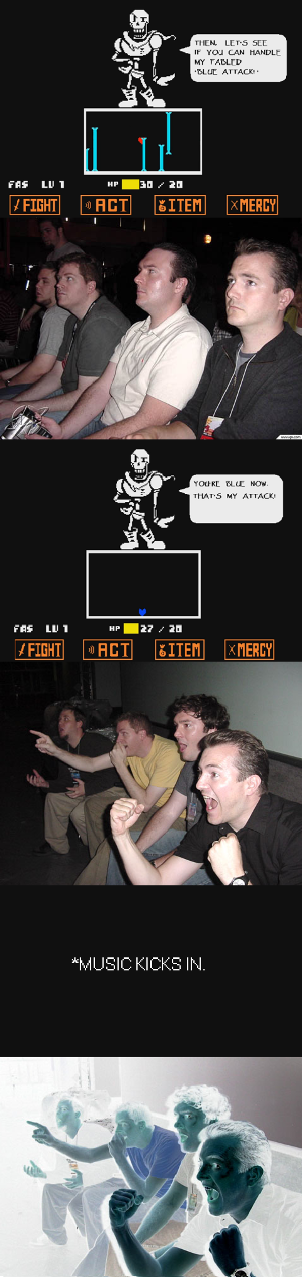 You're blue now. | Undertale | Know Your Meme