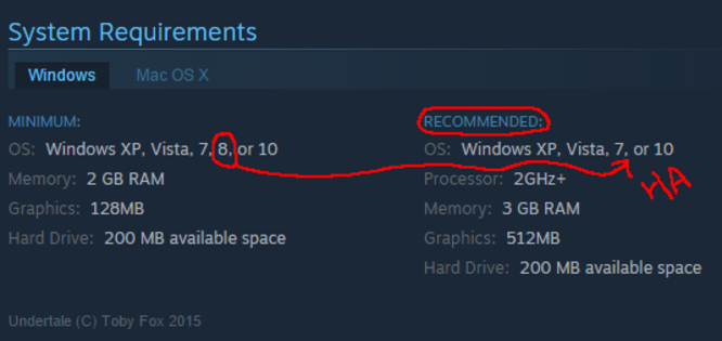 Windows 8 Diss | Undertale | Know Your Meme