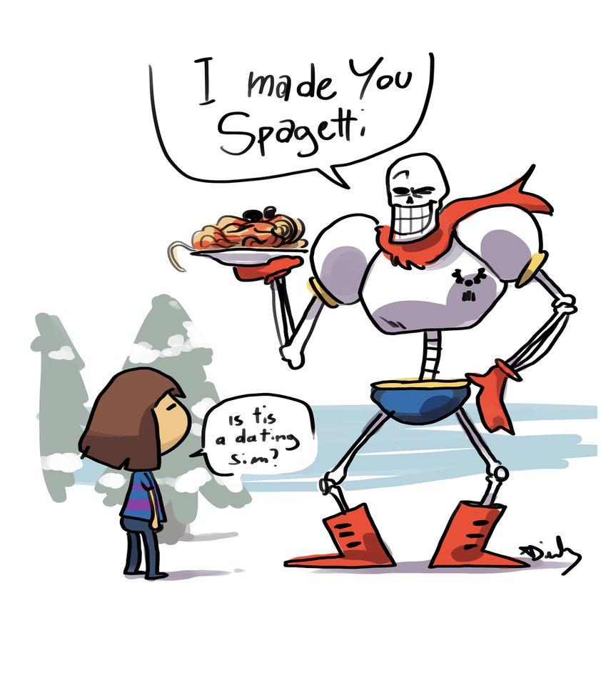 Well it was for 5 minutes | Papyrus' Spaghetti | Know Your Meme