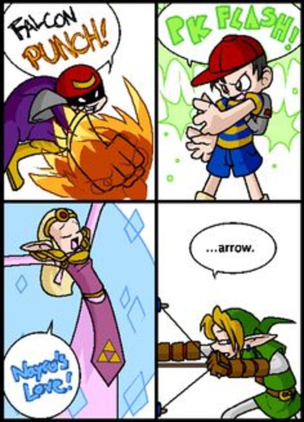 Link doesn't have anything good to yell this time... | Super Smash ...