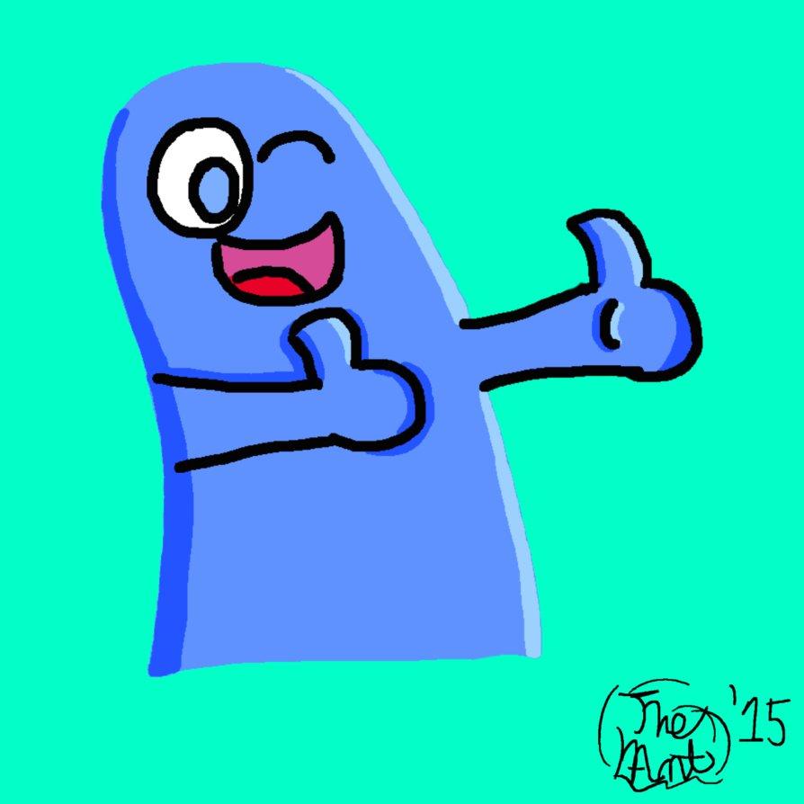 Winking Bloo | Foster's Home For Imaginary Friends | Know Your Meme