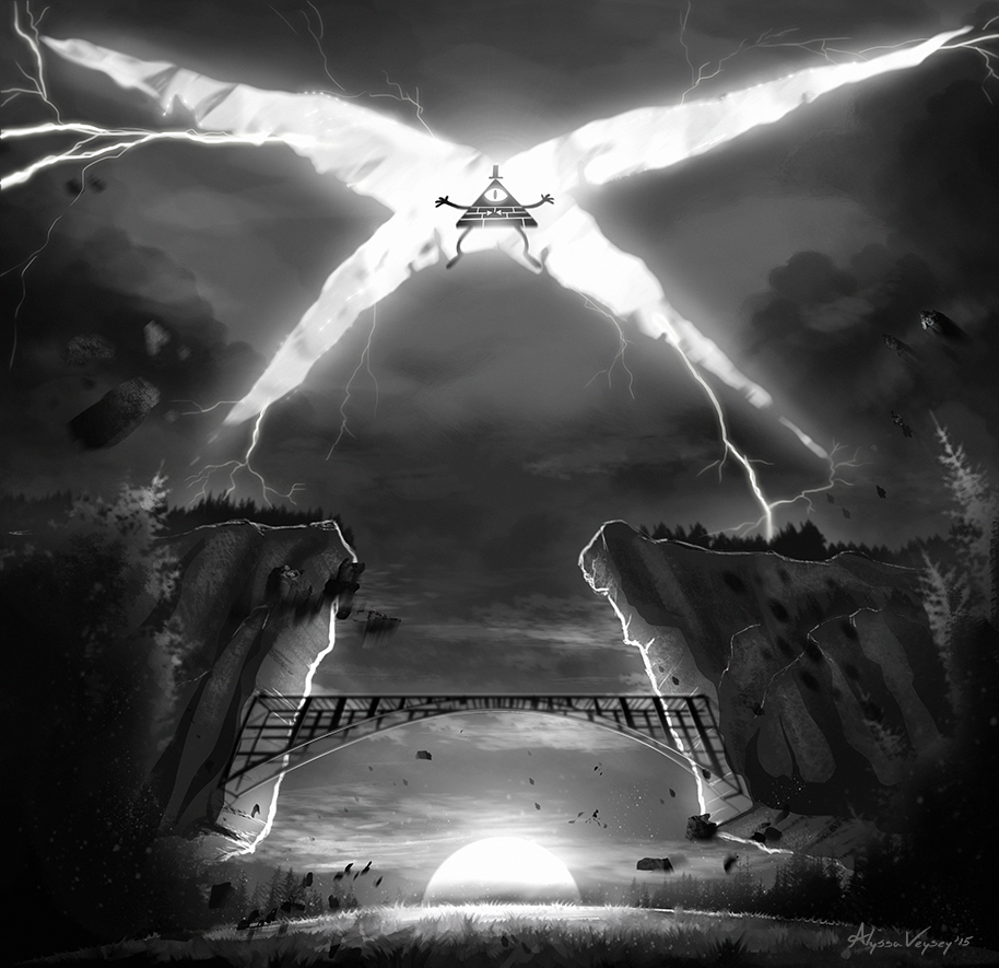 “When gravity falls and earth becomes sky, fear the beast with just one ...