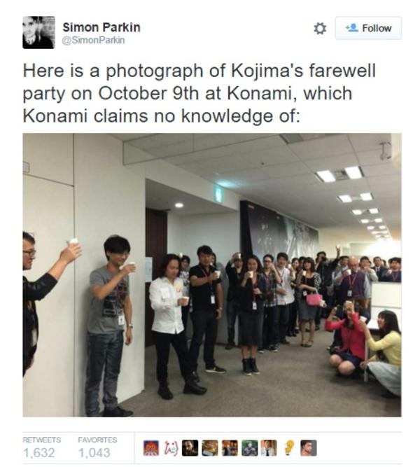 Kojima has left Konami | Hideo Kojima | Know Your Meme