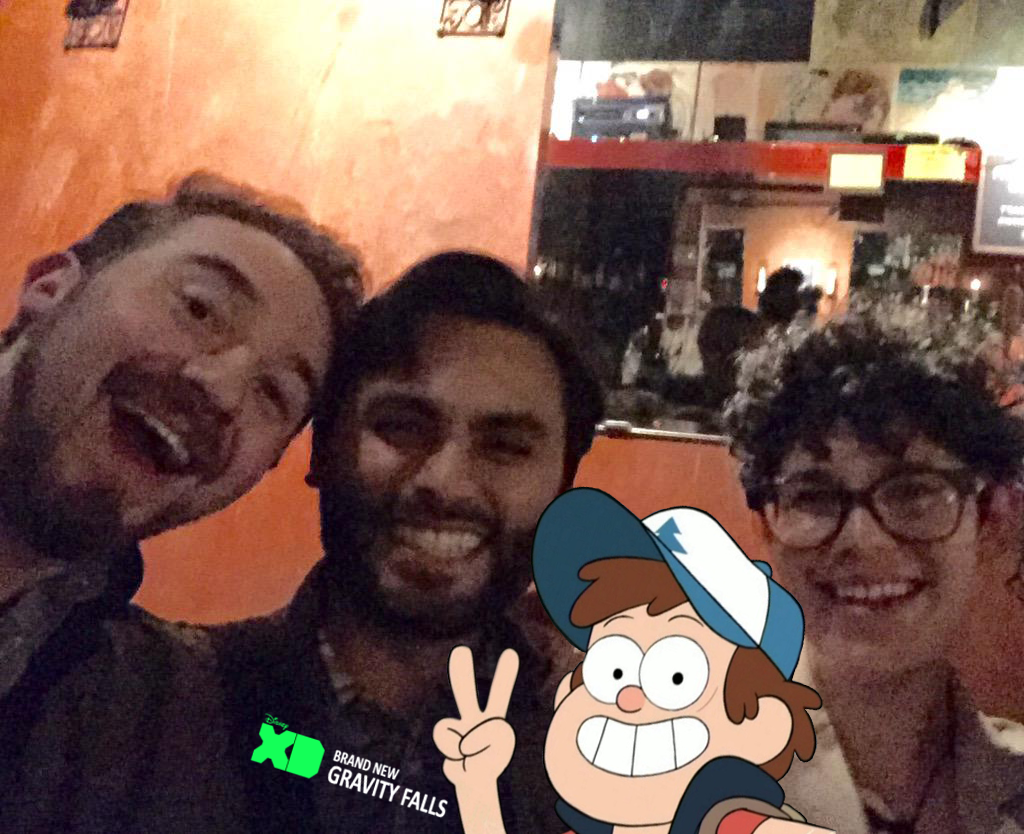 Dipper with the Creator and a couple of friends | Dipper Selfie | Know ...