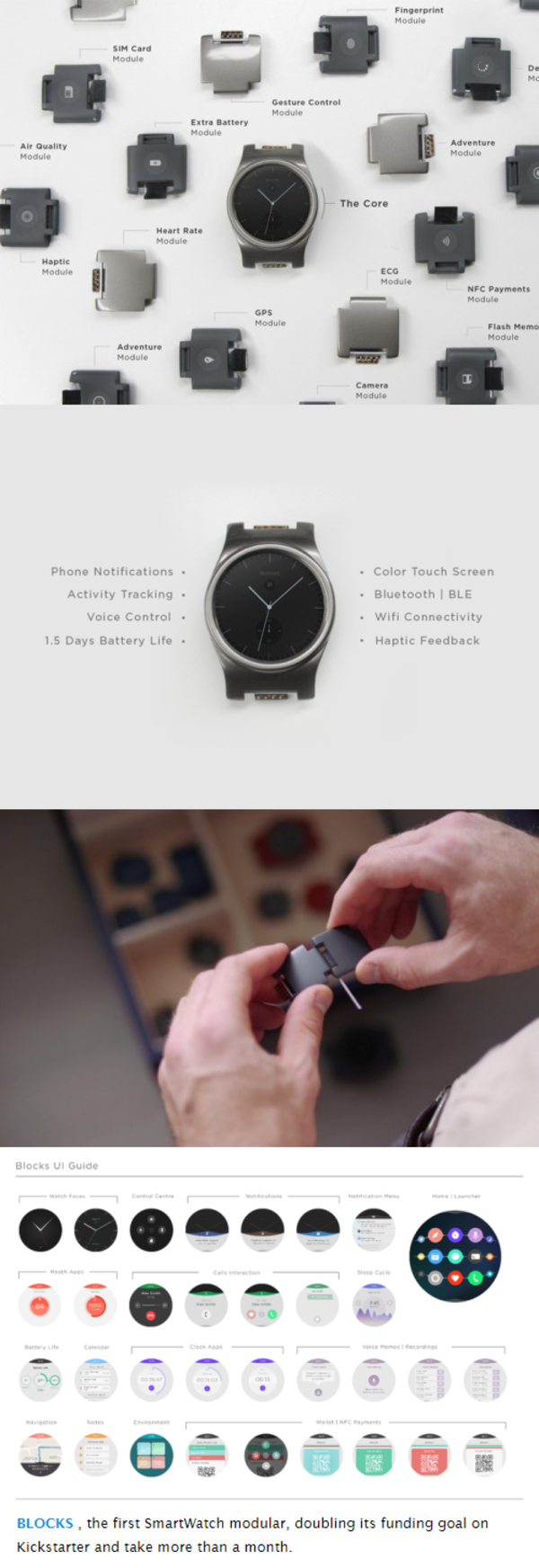 BLOCKS - The World's First Modular Smartwatch | Kickstarter | Know Your ...