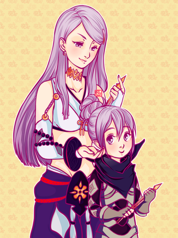 Orochi and Kanna | Fire Emblem | Know Your Meme