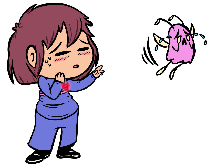 Don’t worry little guy, just stay determer- er uh wait come back wait ...