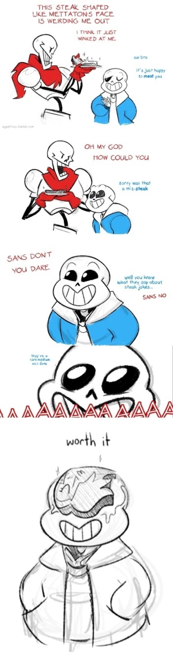 Skeletons of puns | Undertale | Know Your Meme