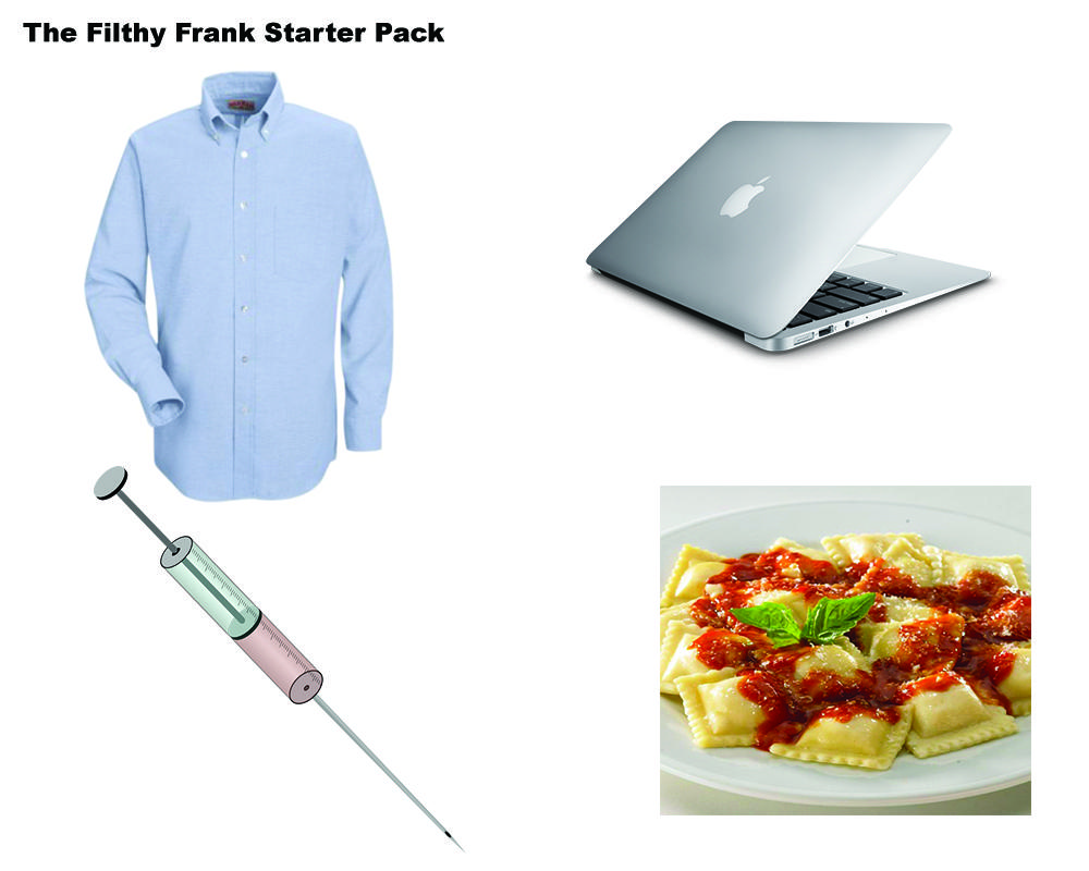 Starter Pack | Filthy Frank | Know Your Meme