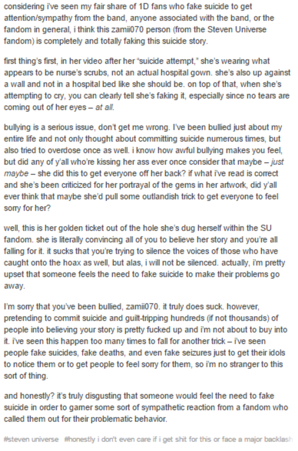 hopefully this will be the last one | Zamii070 Harassment Controversy ...